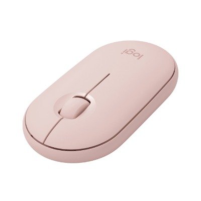 JUHTMEVABA HIIR LOGITECH PEBBLE M350, ROOSA – TELO.EE